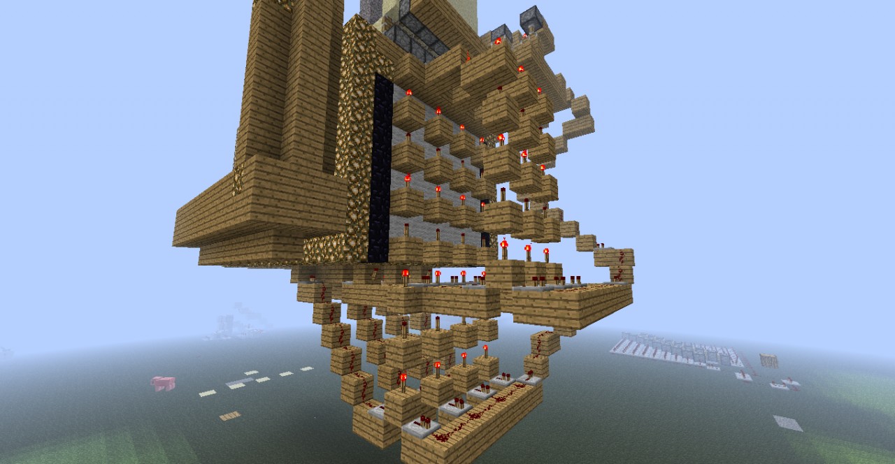 Fully Working, Two Player, Connect 4 Game (Automatic Switch) Minecraft Map