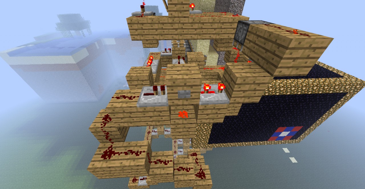 Fully Working, Two Player, Connect 4 Game (Automatic Switch) Minecraft Map