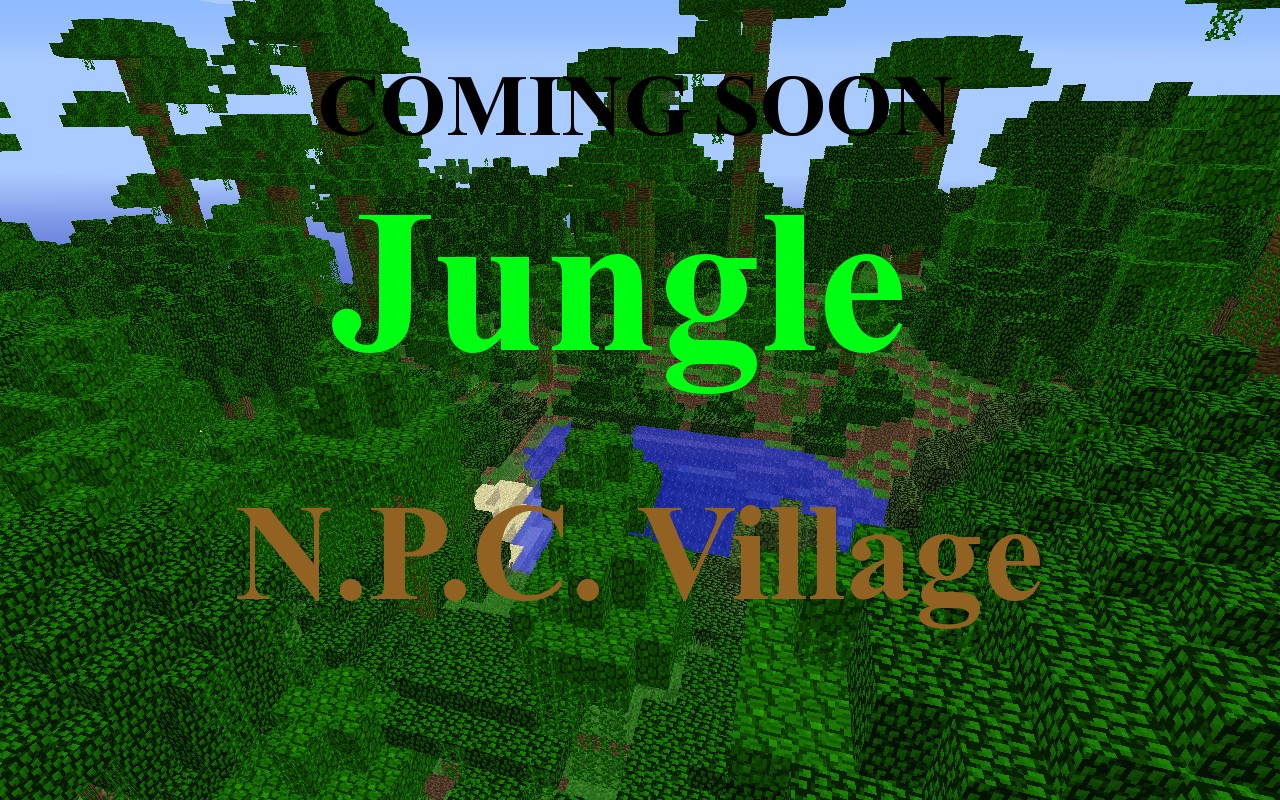 Jungle N.P.C. Village Minecraft Map