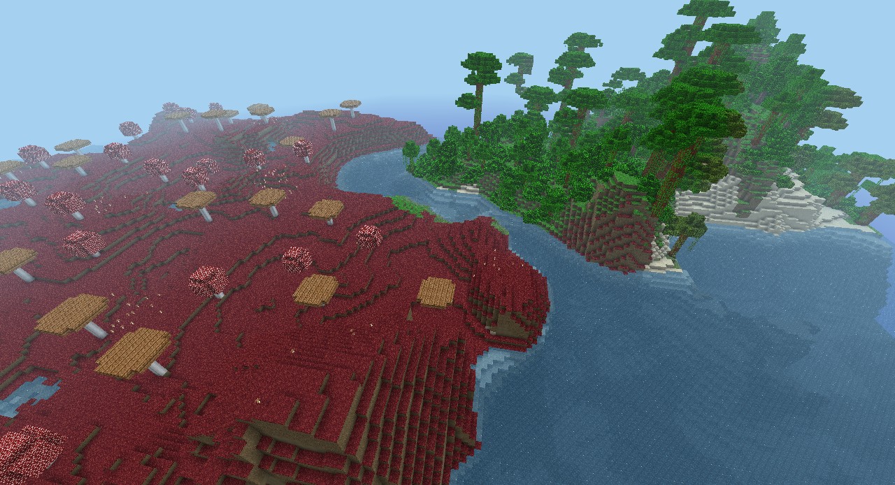 Jungle & Mushroom seed! Minecraft Map