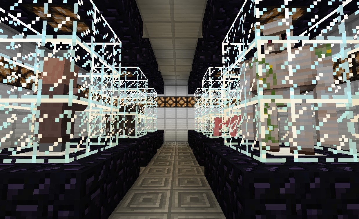 Blinking Notch Head & Mob Testing Facility Minecraft Map