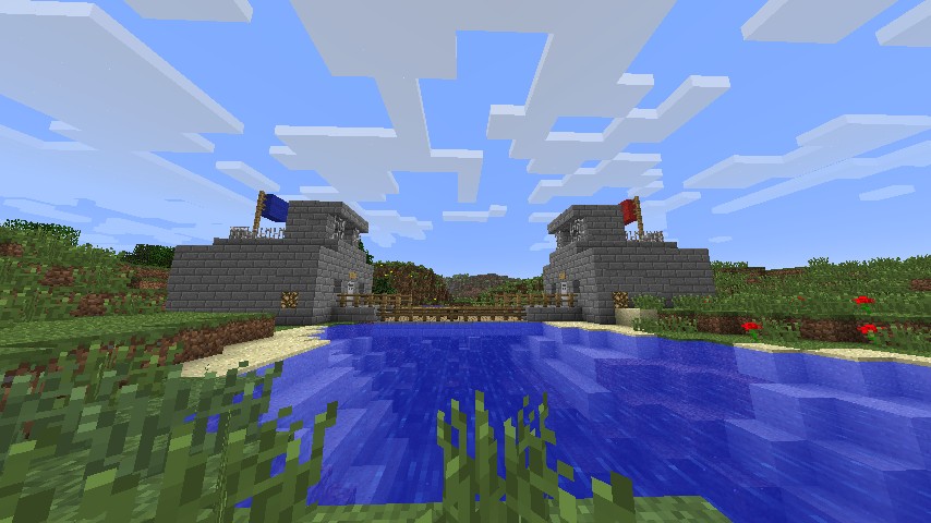 Red Vs Blue Minecraft Map