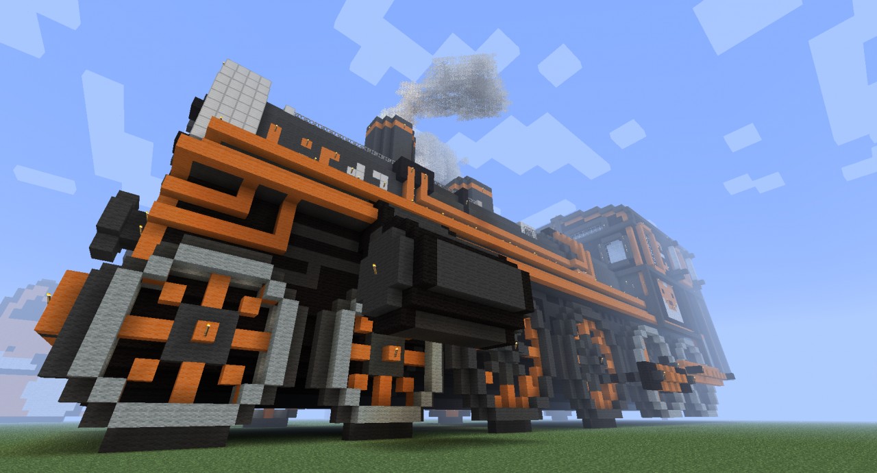 Locomotive - Steam Powered Train - Lis 12 Minecraft Map