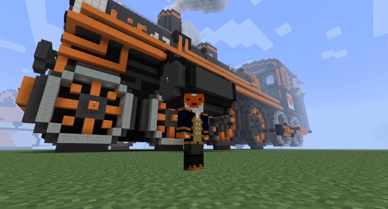 Locomotive - Steam Powered Train - Lis 12 Minecraft Map