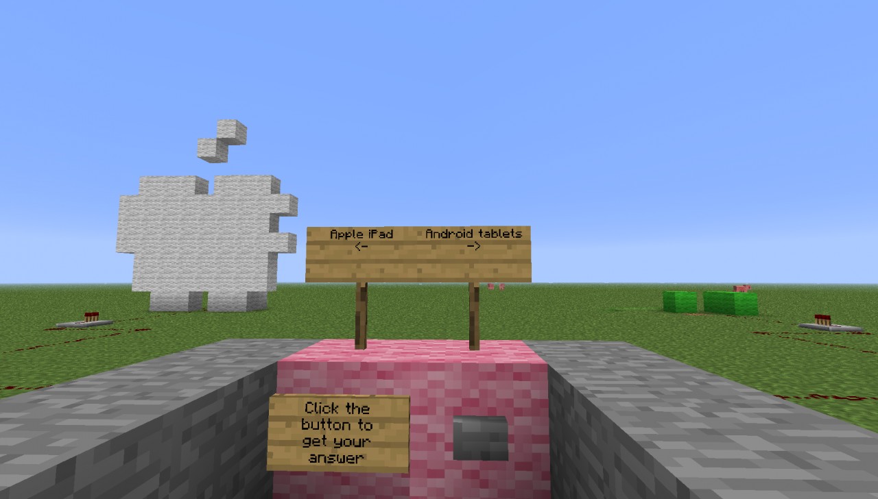 NBT tablet selector redstone mechanism Minecraft Map