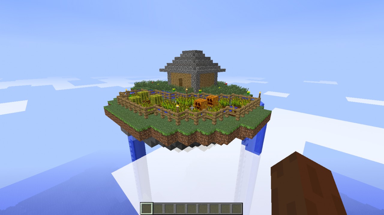 Sky house for 1.2.2 Minecraft Map