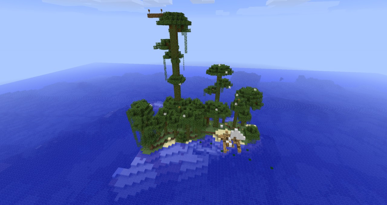 Jungle island Minecraft Map
