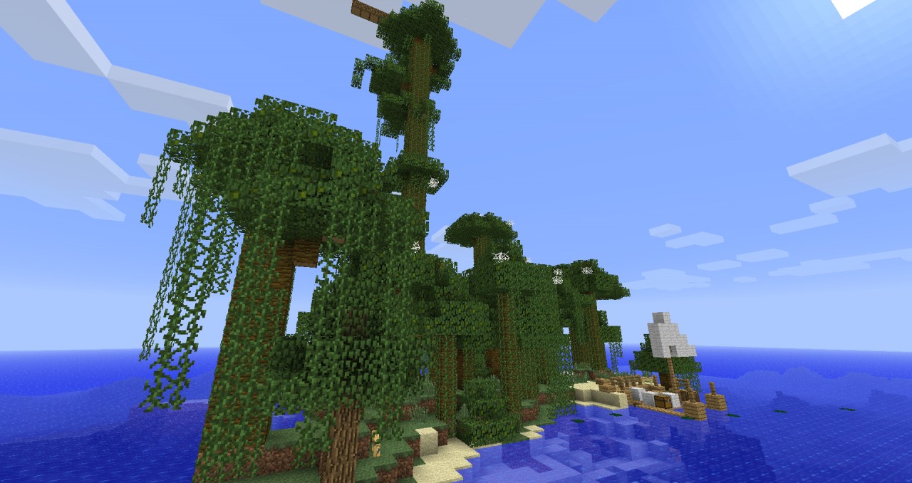 Jungle island Minecraft Map