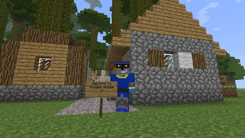 Village Jungle (Hand Made) Minecraft Map