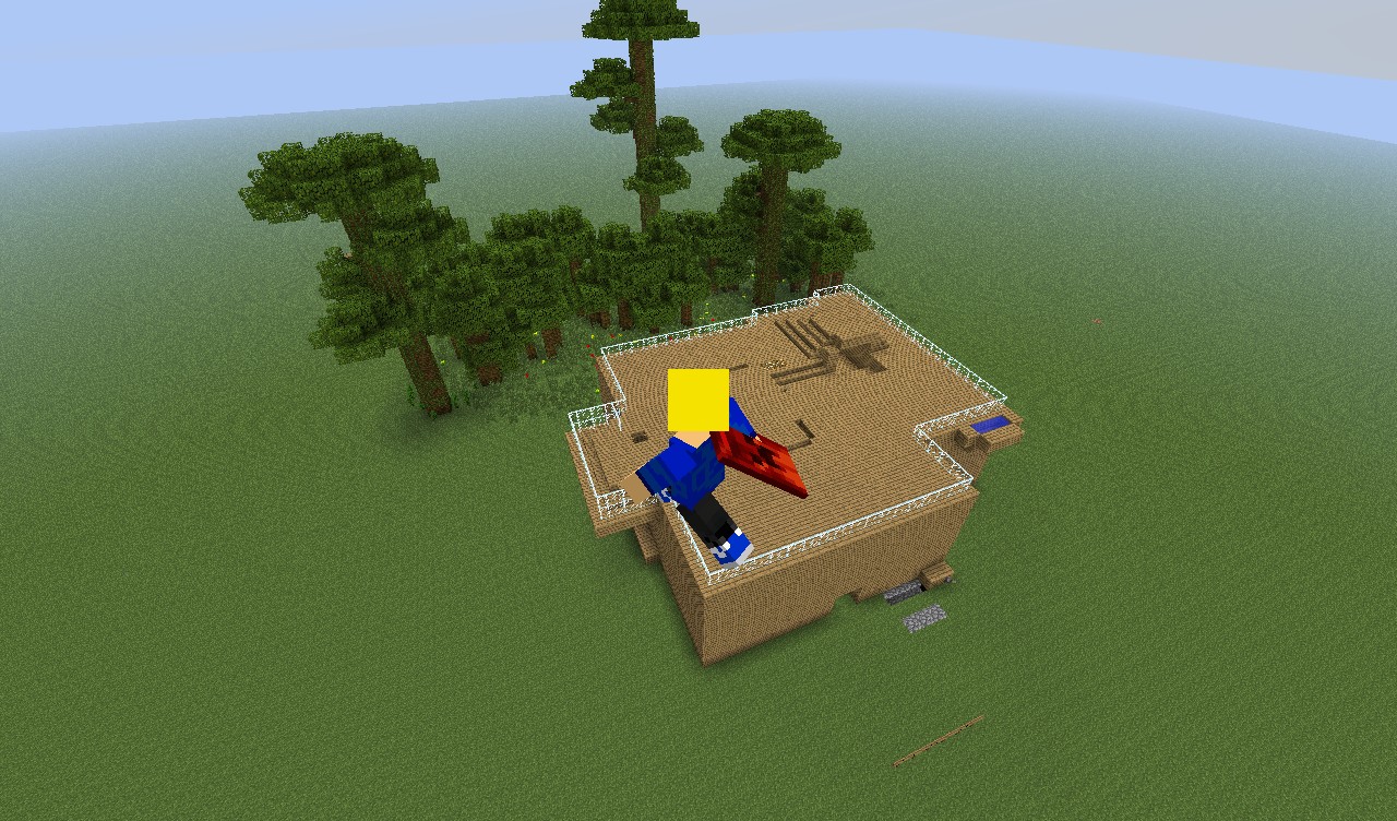 Piston transforming house (1.2) Minecraft Map