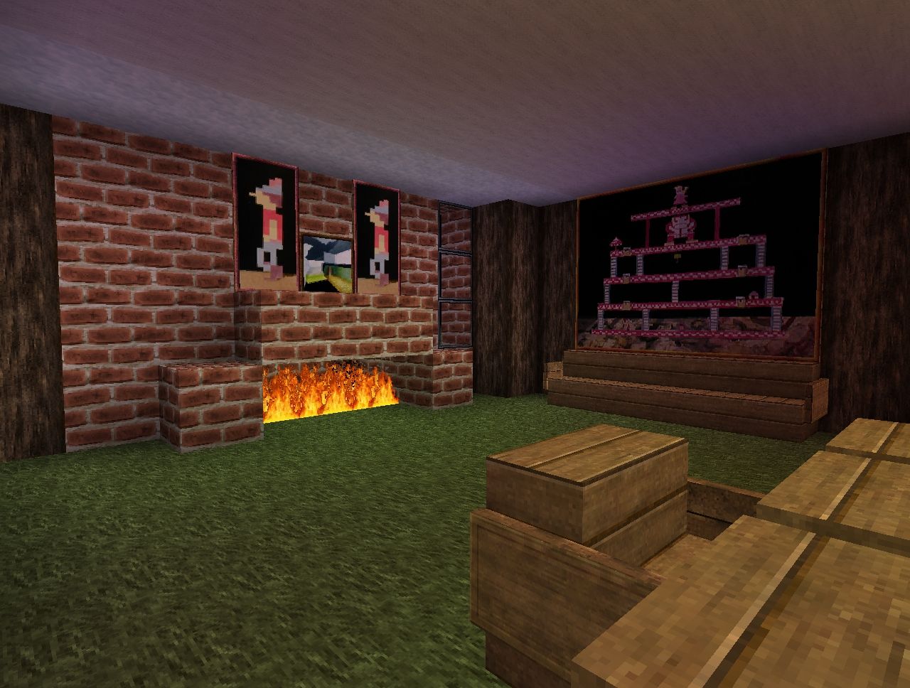 My house. Welcome to the O'Brien's Minecraft Map