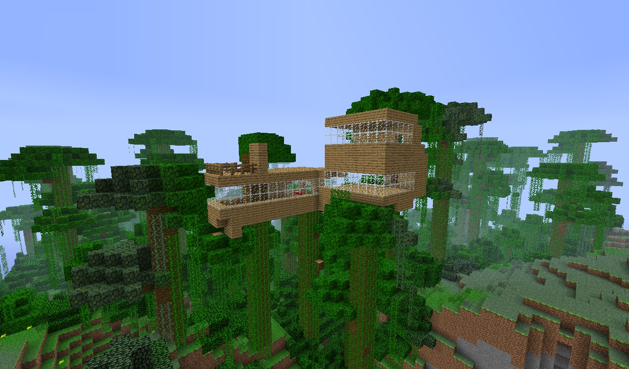 My Main World Tree House (Not Finished) Minecraft Map