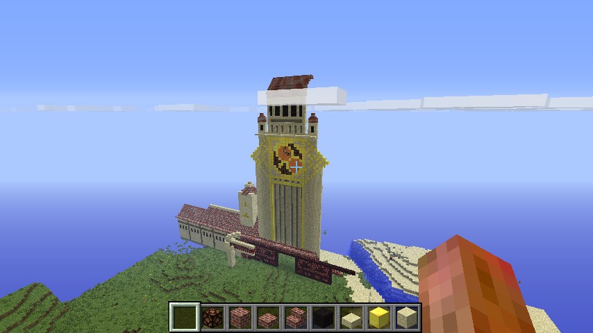 twilight town clock tower Minecraft Map