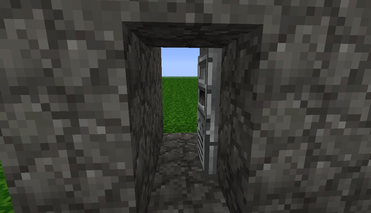 Fancy Light Iron Door Trap. Minecraft Map