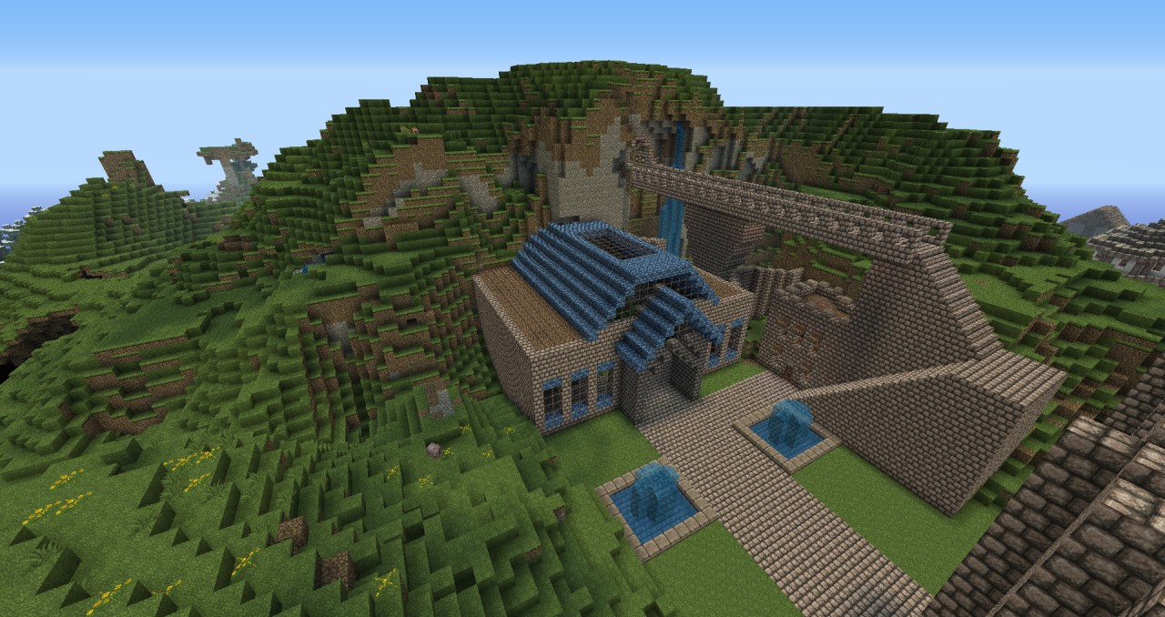 RPG/MMO Server build-First main city Minecraft Map