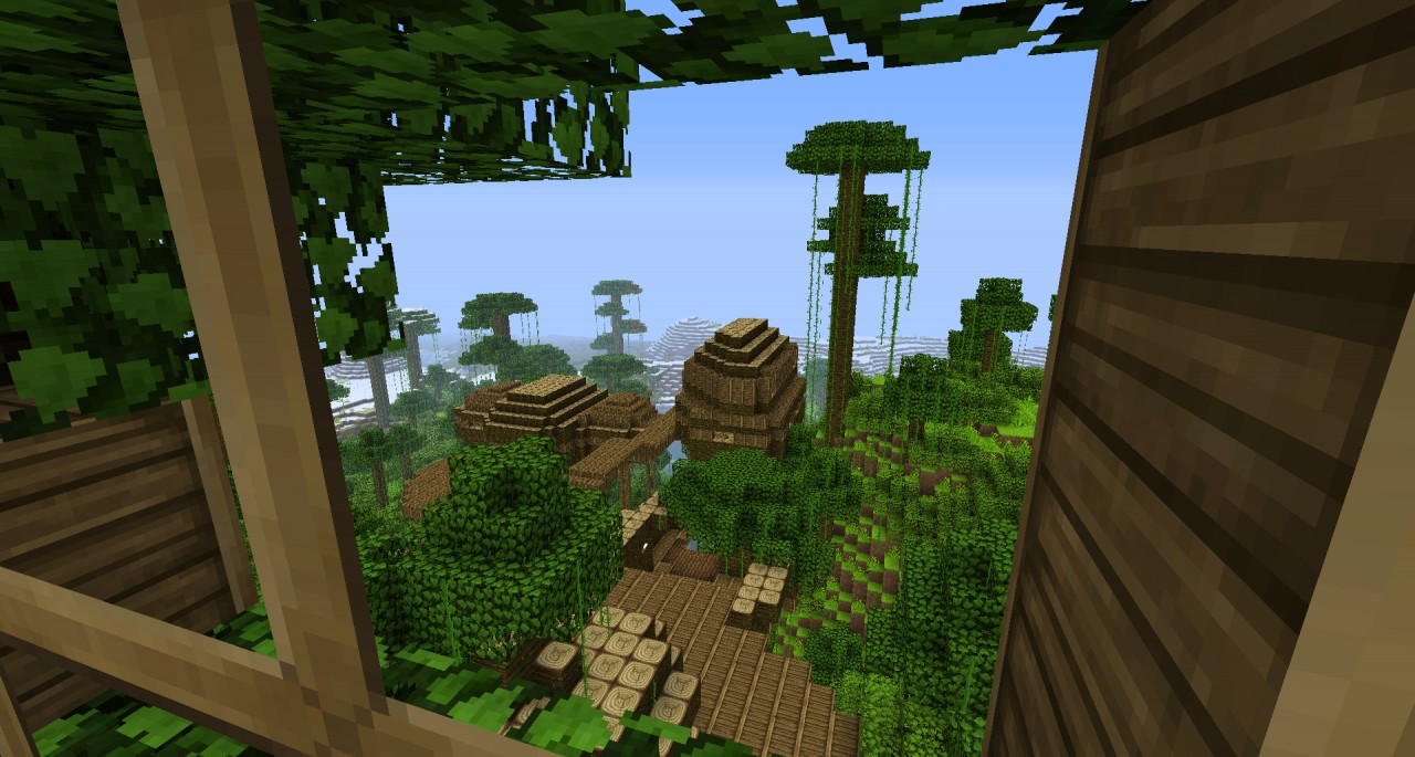 Minecraft jungle city map - blmopa