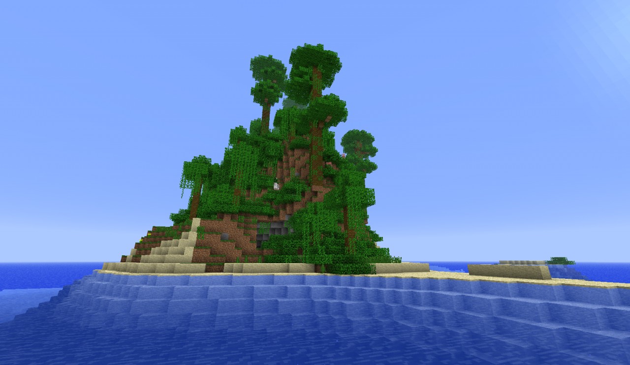 Tropical Survival Island Seed Minecraft Map
