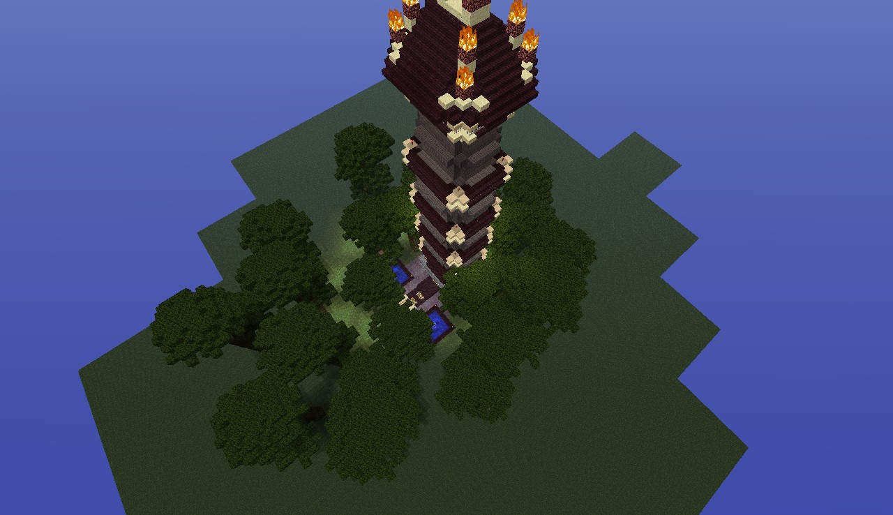 From Bottom to Top:Skyscraper Minecraft Map