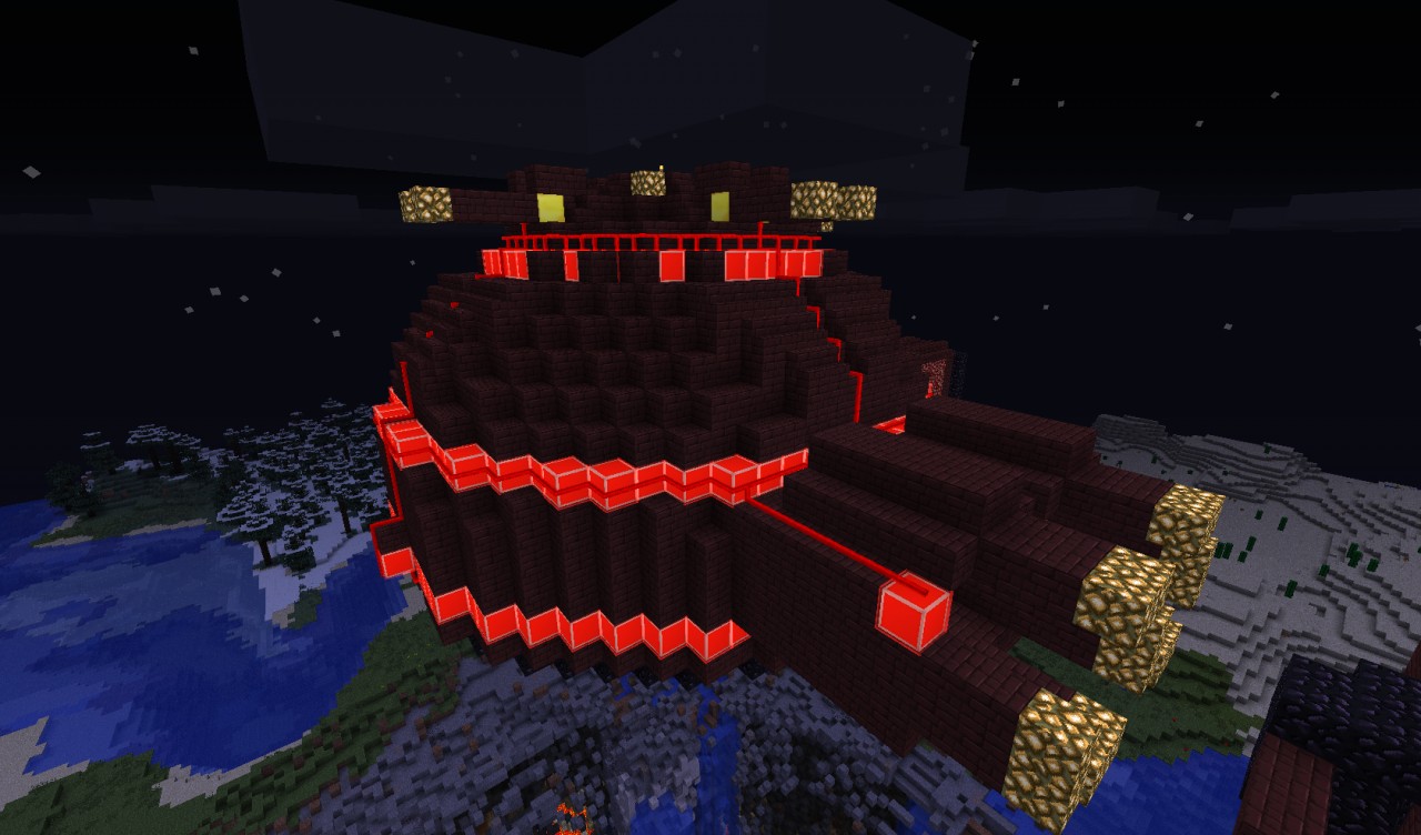 Nether Destroyer (Space Ship) Minecraft Map