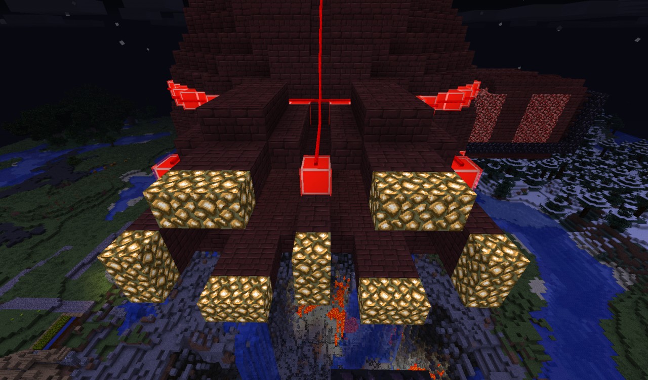 Nether Destroyer (Space Ship) Minecraft Project
