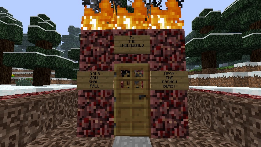 lair of daemon beaste Minecraft Map