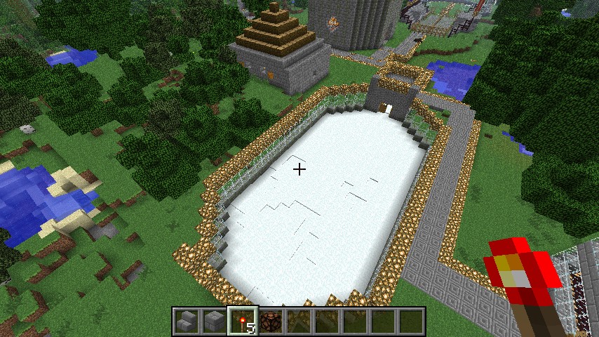 My Server Spawn City Minecraft Map