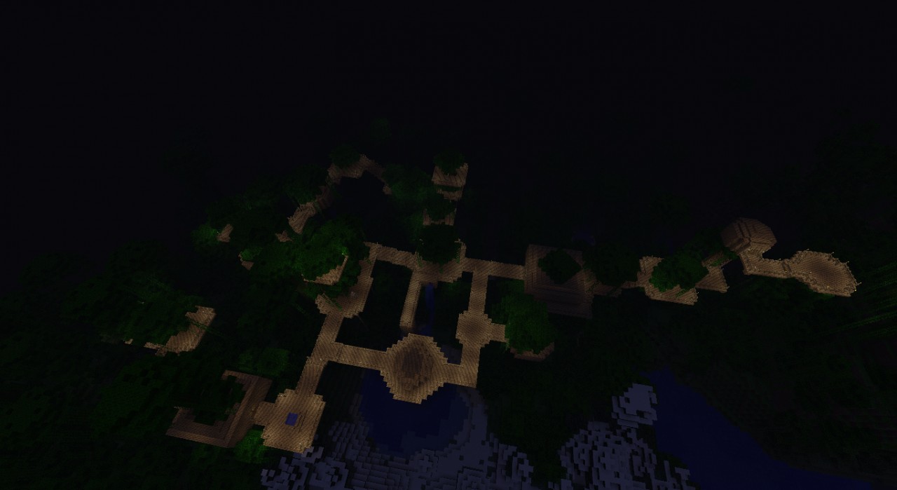 Jungle tree house civilization Minecraft Map