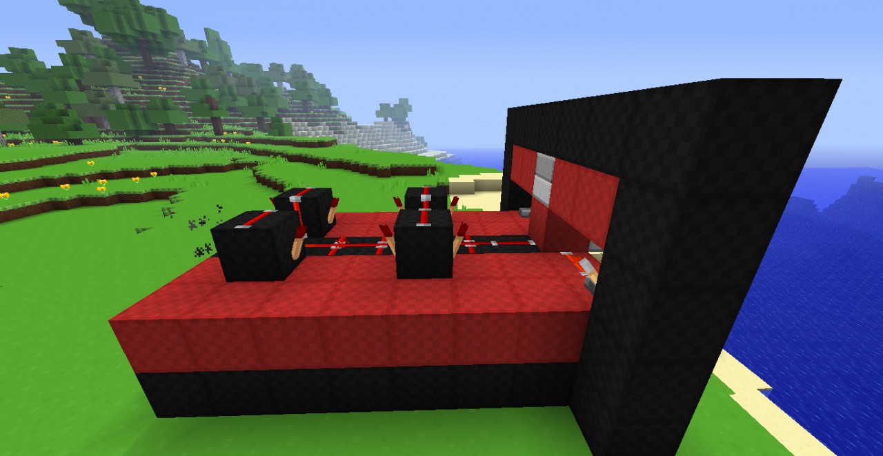 Minigun (Flick The Lever To Start Minigun Mode!) Minecraft Map