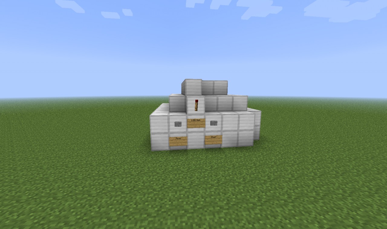 Redstone 1Bit RAM Minecraft Map
