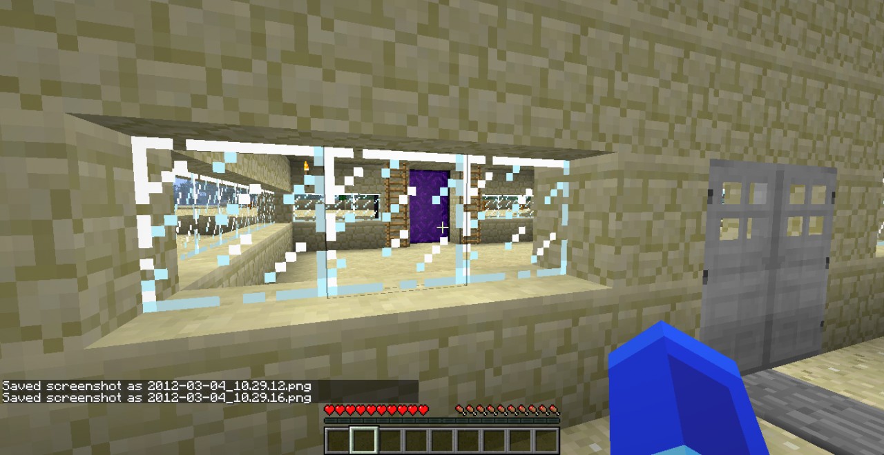 High sandstone building Minecraft Map