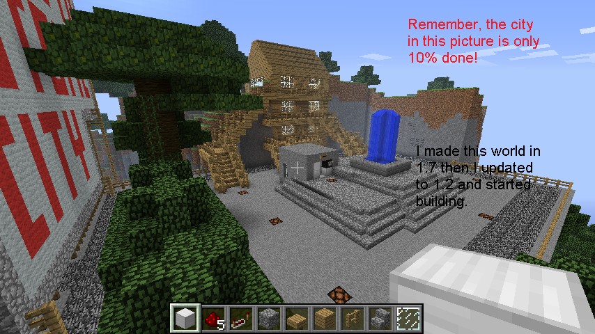 Redstone City 10% Progress Minecraft Map