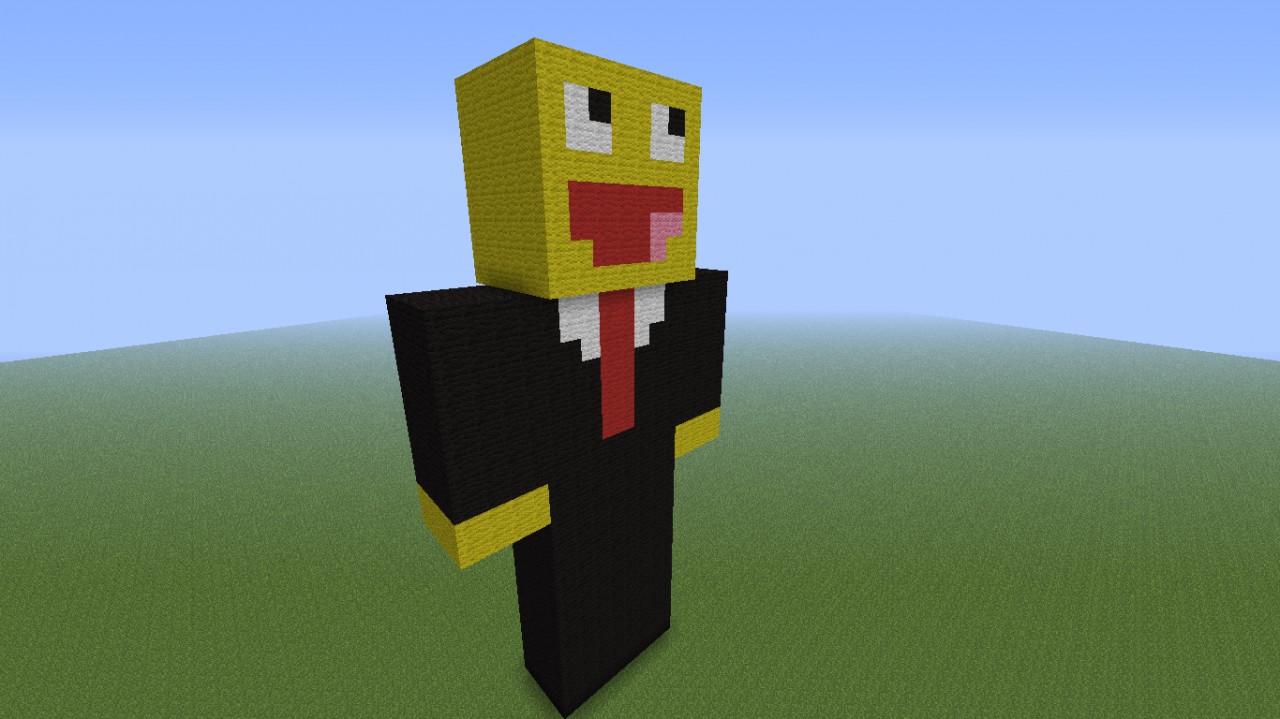 Awesome Face Statue Minecraft Map