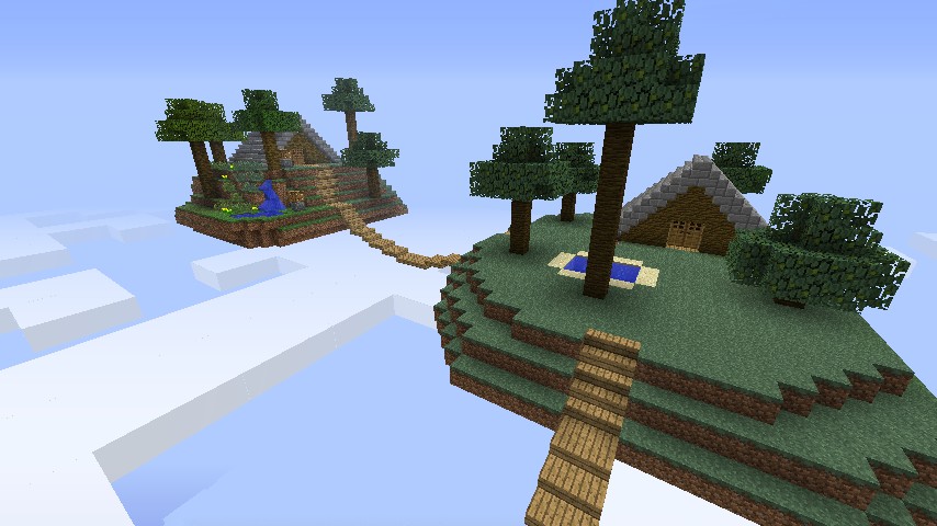 Floating Islands - ALL HAND MADE! Minecraft Map
