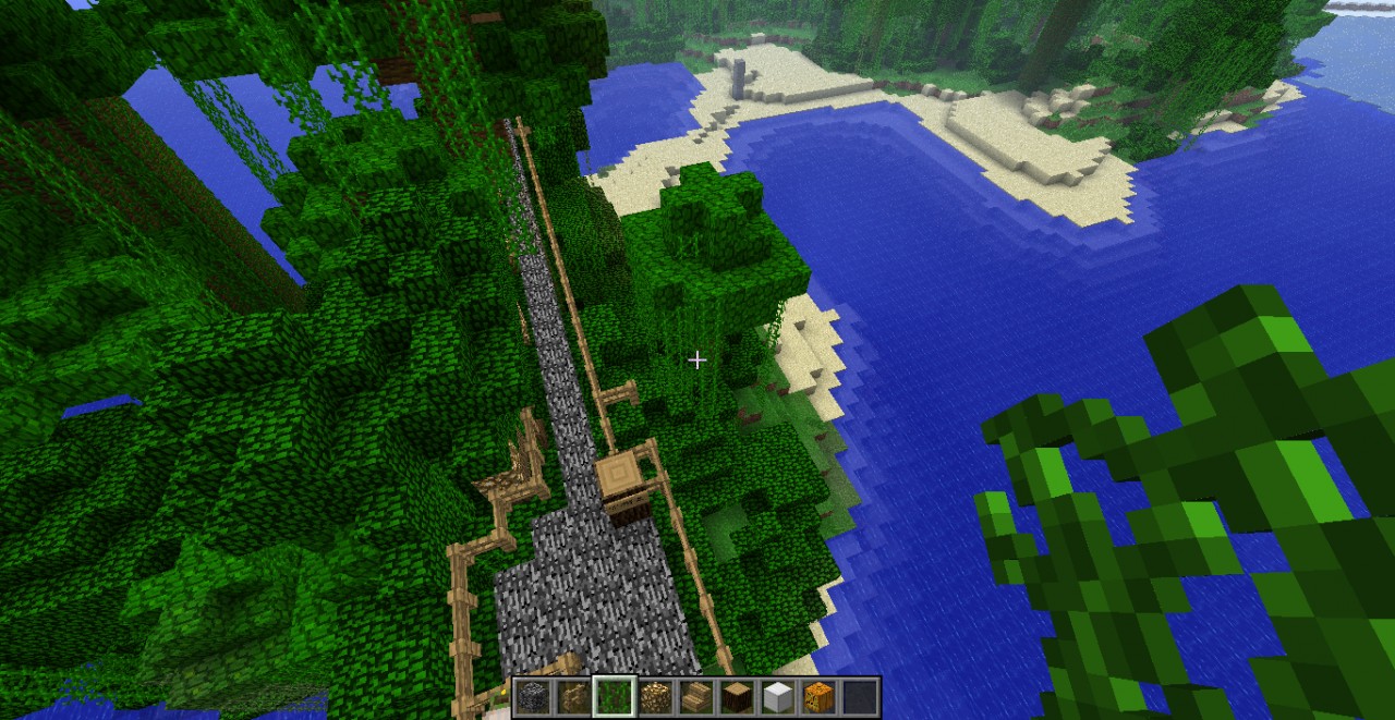 Tree Top Walk Way with House Minecraft Map