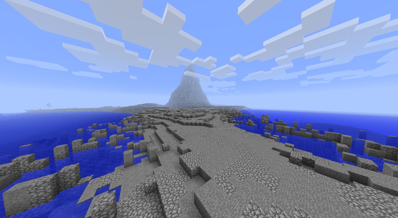 Volcanic island custom map. Minecraft Map