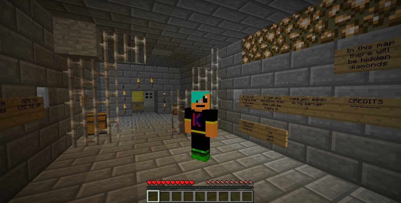 HUMAN TESTING Minecraft Map