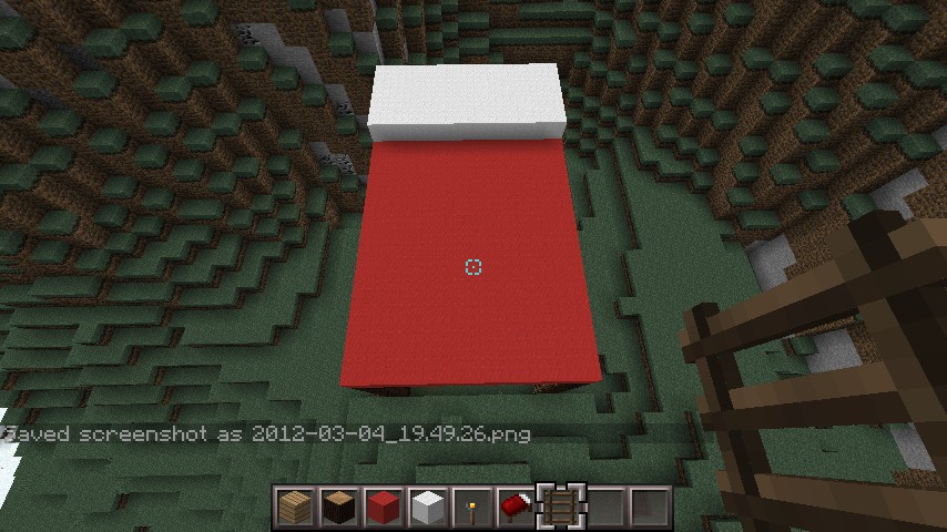 Giant Bed (Downloadable) Minecraft Map