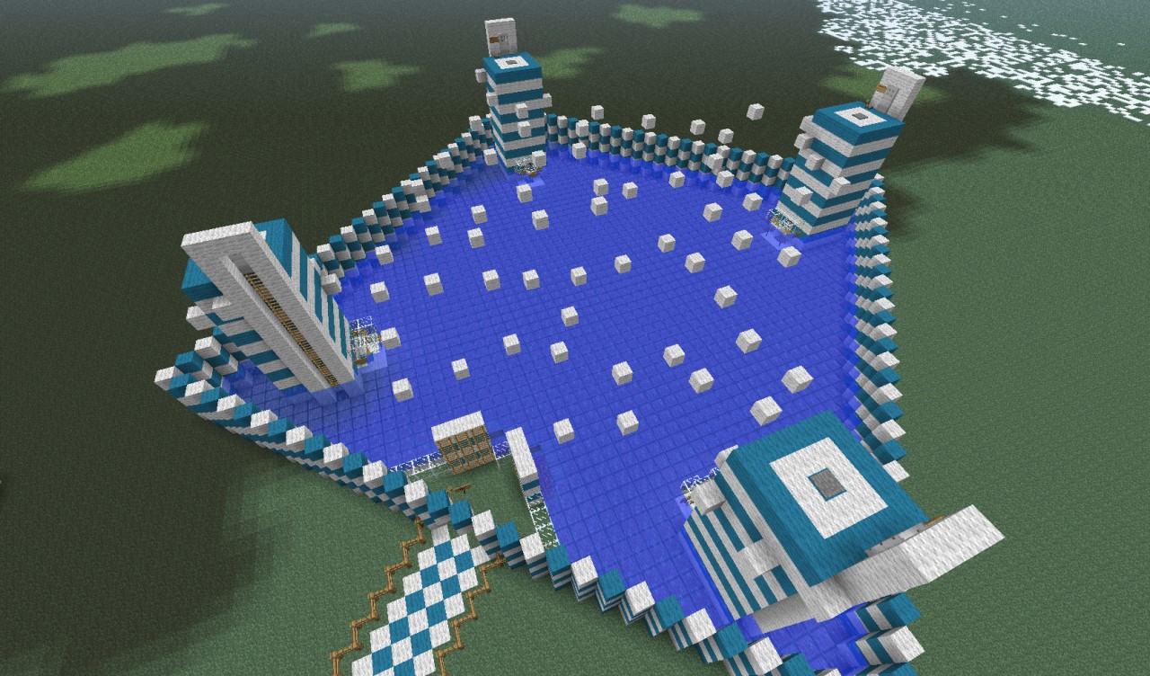 Pool Parkour [CHALLENGE MAP] Minecraft Map