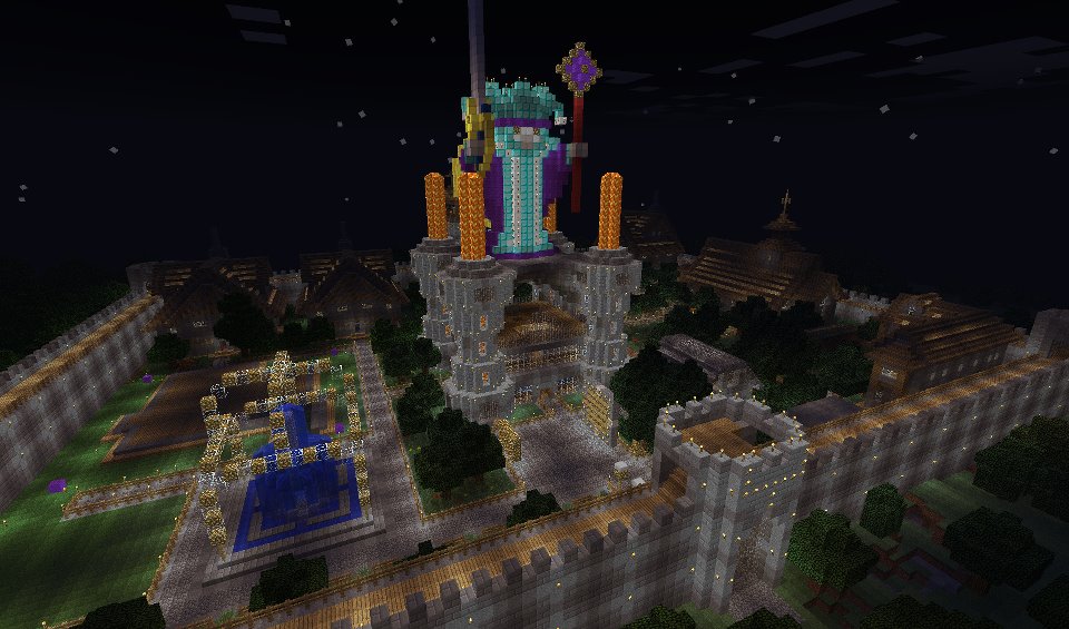 Wizard Town Minecraft Map