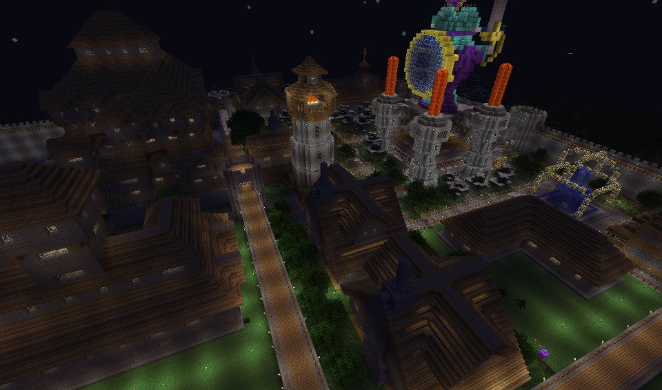 Wizard Town Minecraft Map
