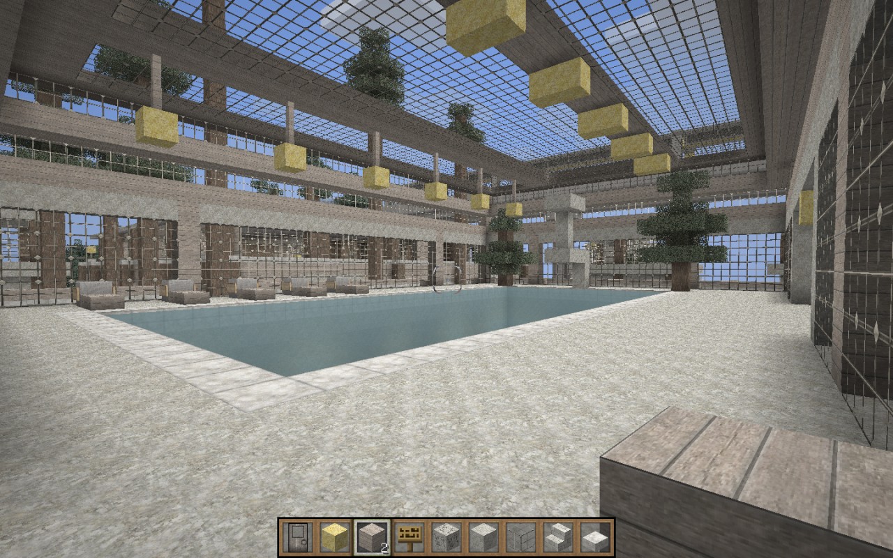 Indoors baths with sauna (Download) version 1.2 Minecraft Map