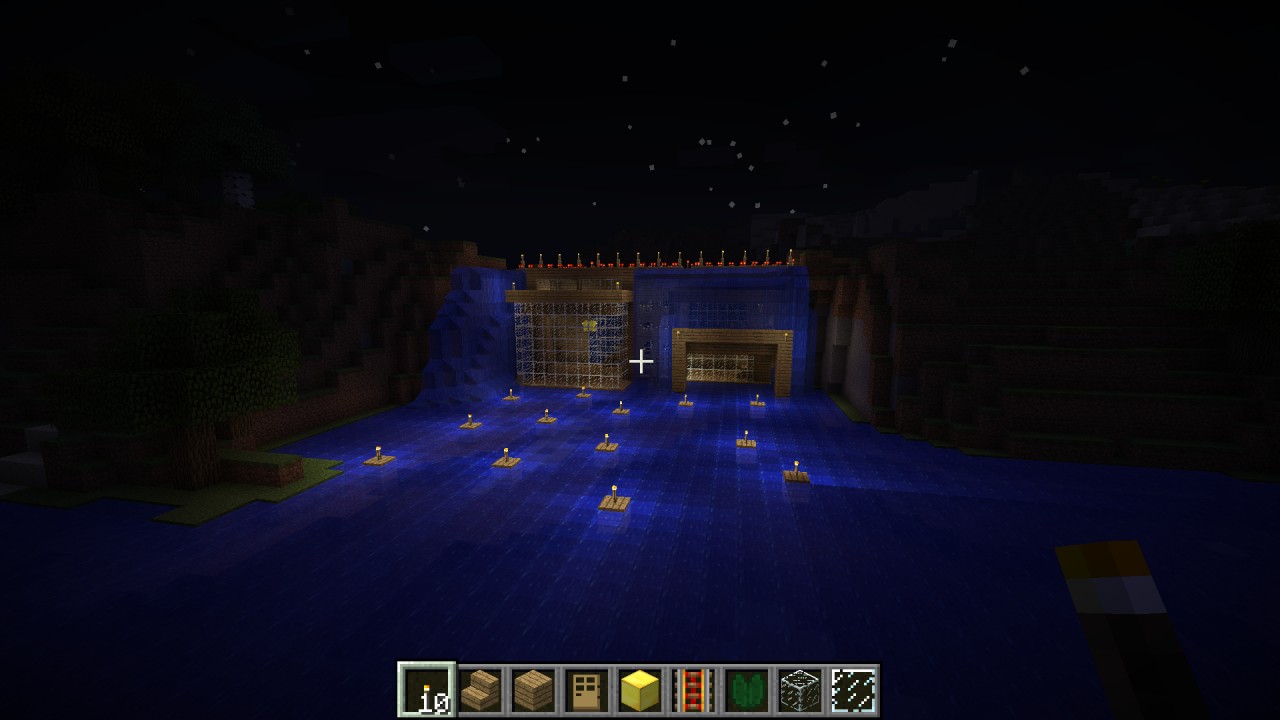 House under a bridge Minecraft Map