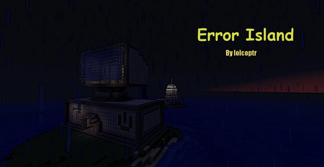 Error Island (Edgedonkey's competition) Minecraft Map