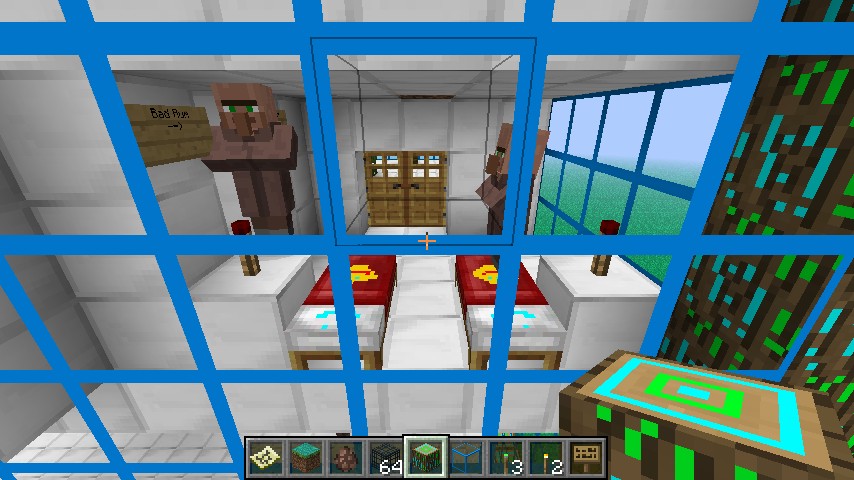 BIG 3D CUBE - V.1.1 - Now with trees and flowers! Minecraft Map