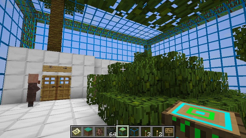 BIG 3D CUBE - V.1.1 - Now with trees and flowers! Minecraft Map