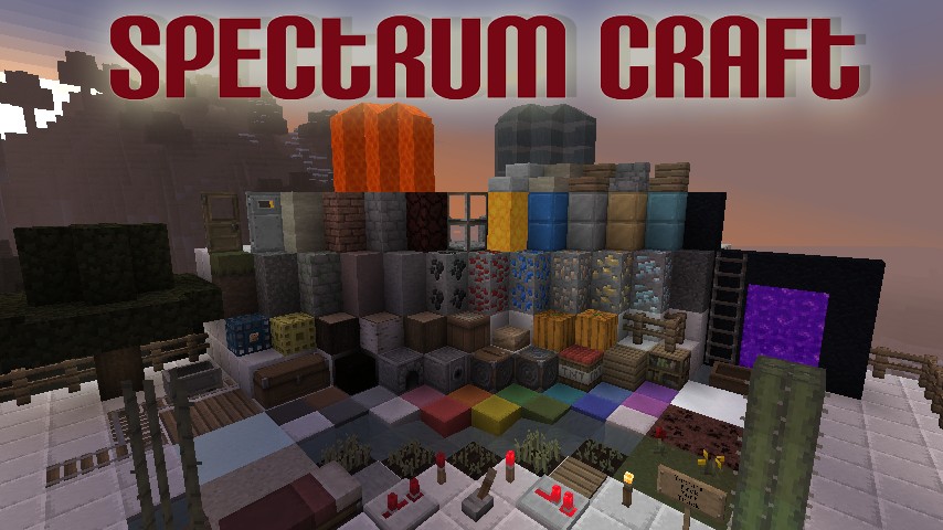 Spectrum Craft v0.4 Minecraft Texture Pack