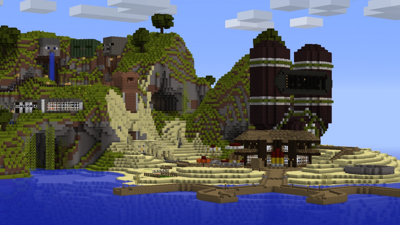 Steves Resort Island Minecraft Map