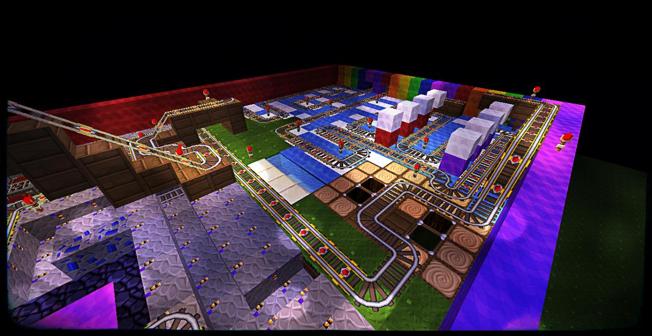 Wacky Wacky Minecarts Minecraft Map