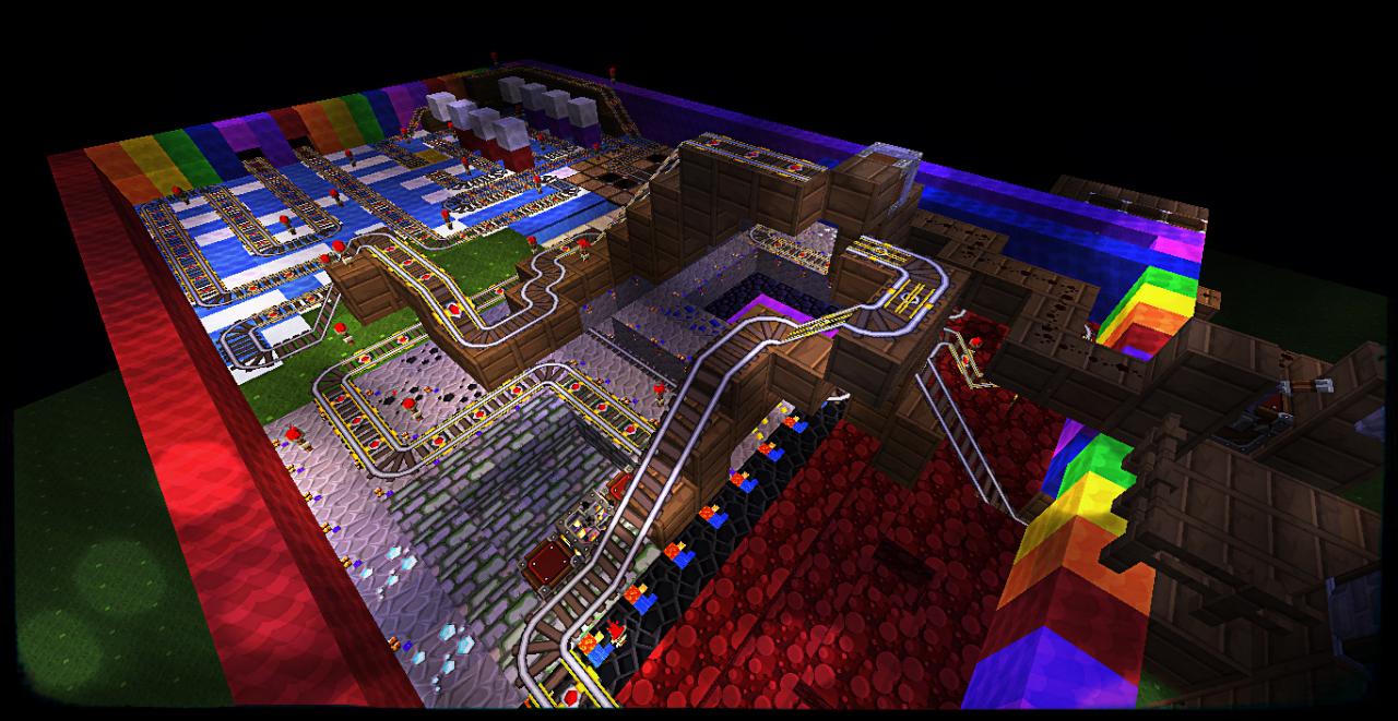 Wacky Wacky Minecarts Minecraft Map