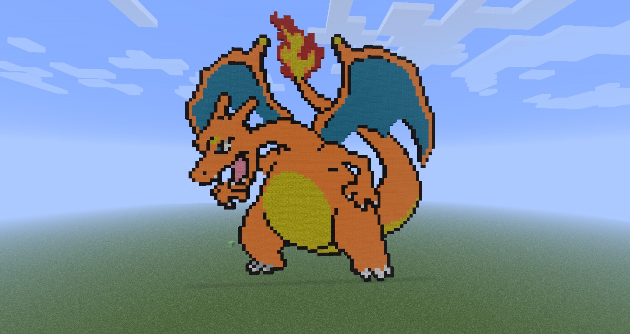 [Pokemon #008] Charizard Minecraft Map